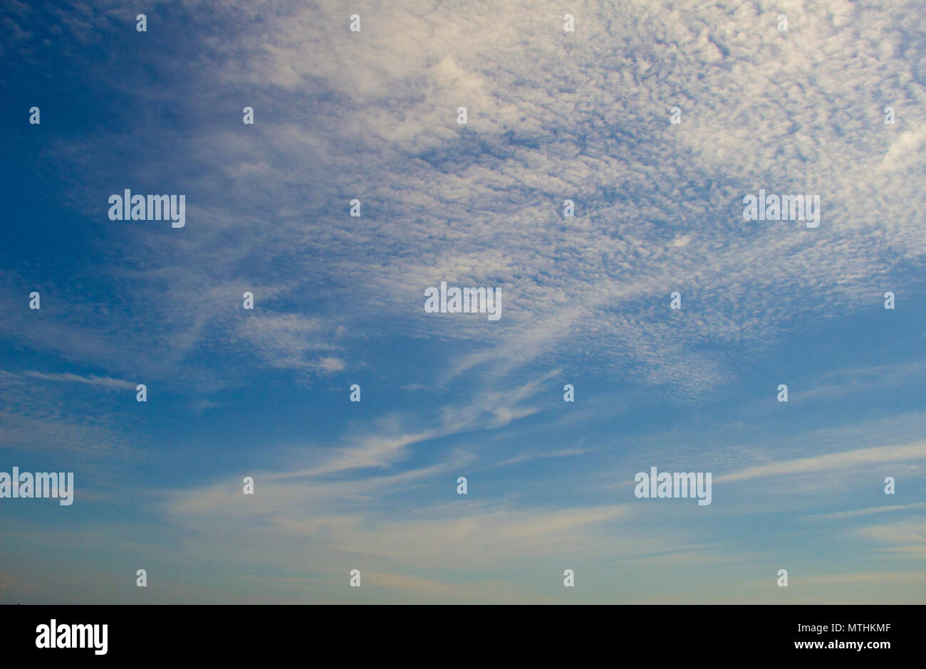 Beautiful blue skies, over multiple locations in the UK Stock Photo - Alamy