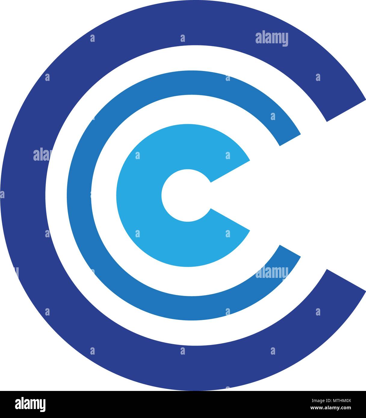 C Letter Logo Template vector illustration icon design Stock Vector ...