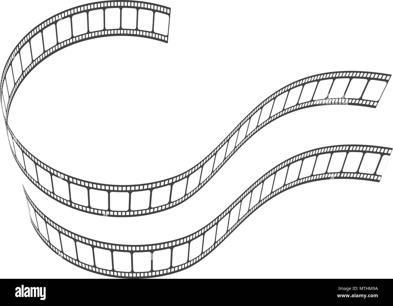 abstract film icon vector illustration template design Stock Vector ...