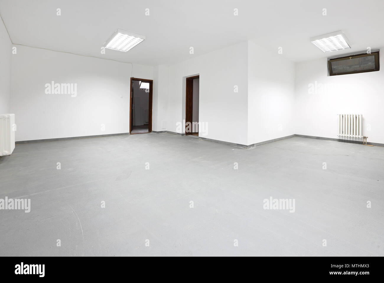 Big Empty Storage Room Basement Stock Photo - Alamy