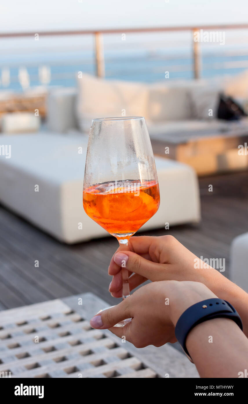 Aperol spritz glass hi-res stock photography and images - Alamy