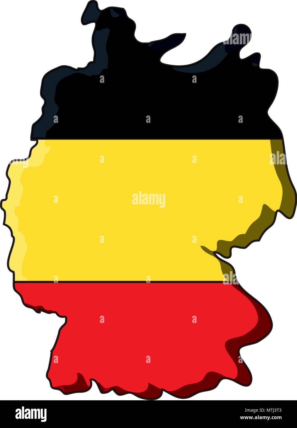 germany map icon over white background, vector illustration Stock ...