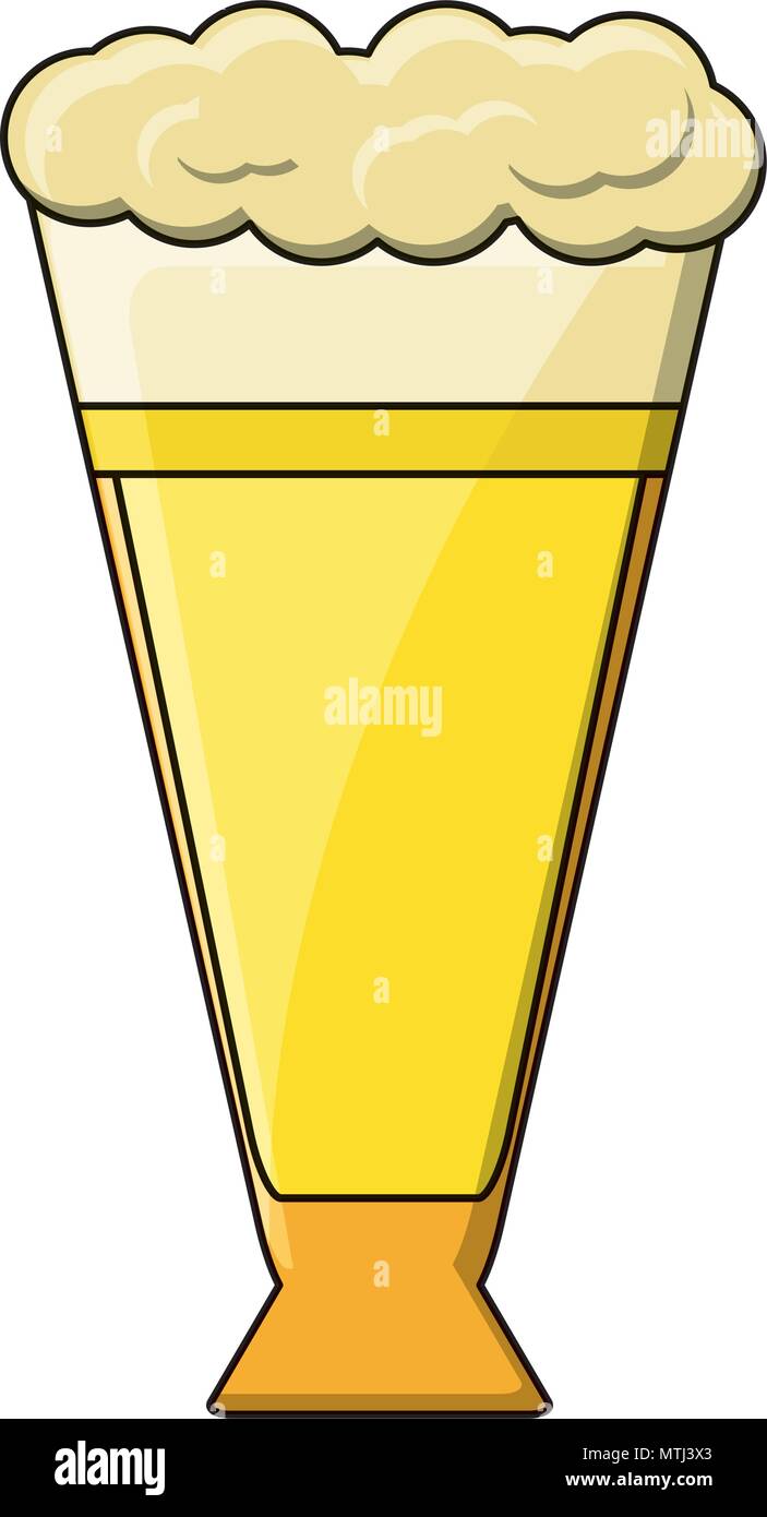 beer cup icon over white background, vector illustration Stock Vector ...