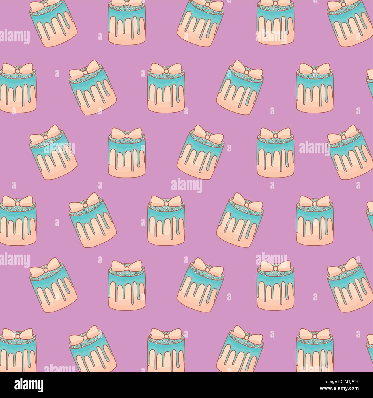 background of sweet cake pattern, vector illustration Stock Vector ...