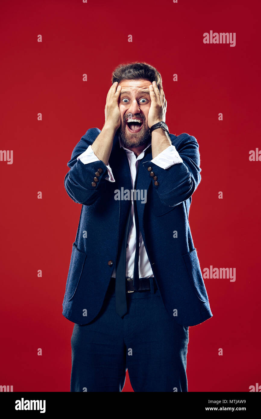 I won. Winning success happy man celebrating being a winner. Dynamic ...