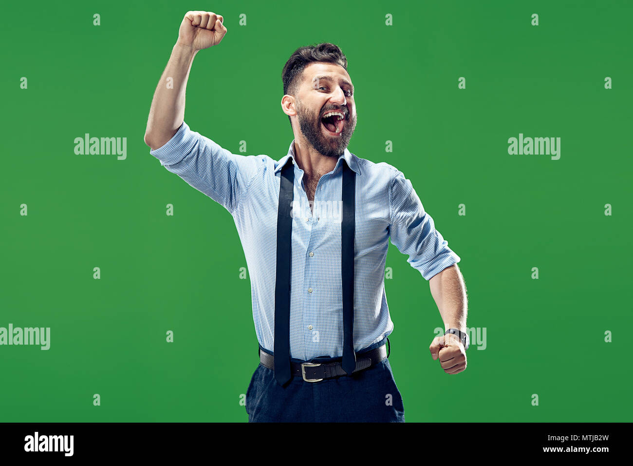 I won. Winning success happy man celebrating being a winner. Dynamic ...