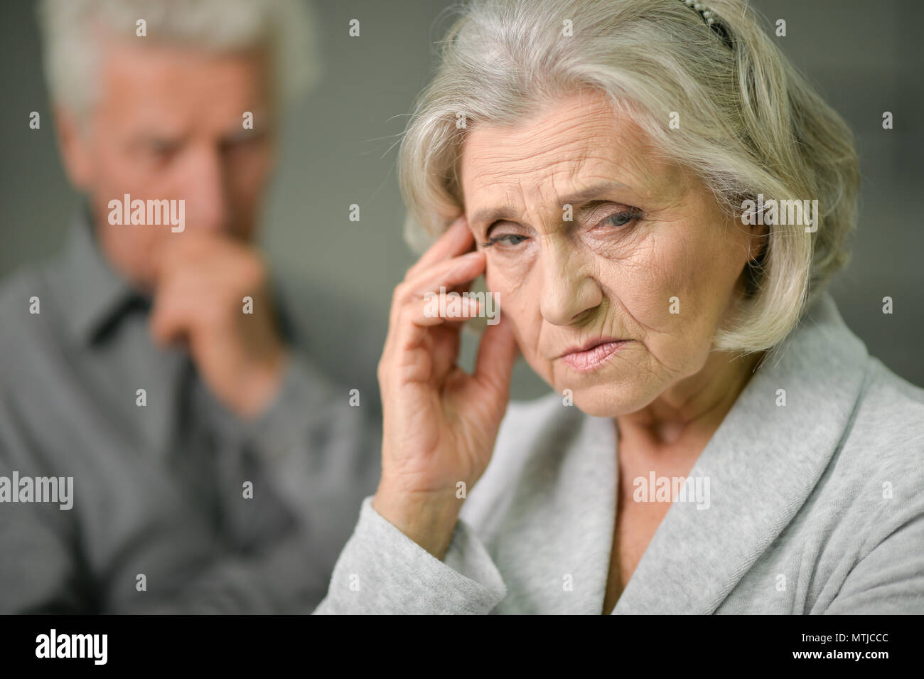beautiful sad senior woman Stock Photo - Alamy