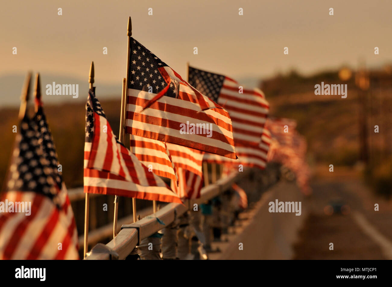 American flag displays hi-res stock photography and images - Alamy