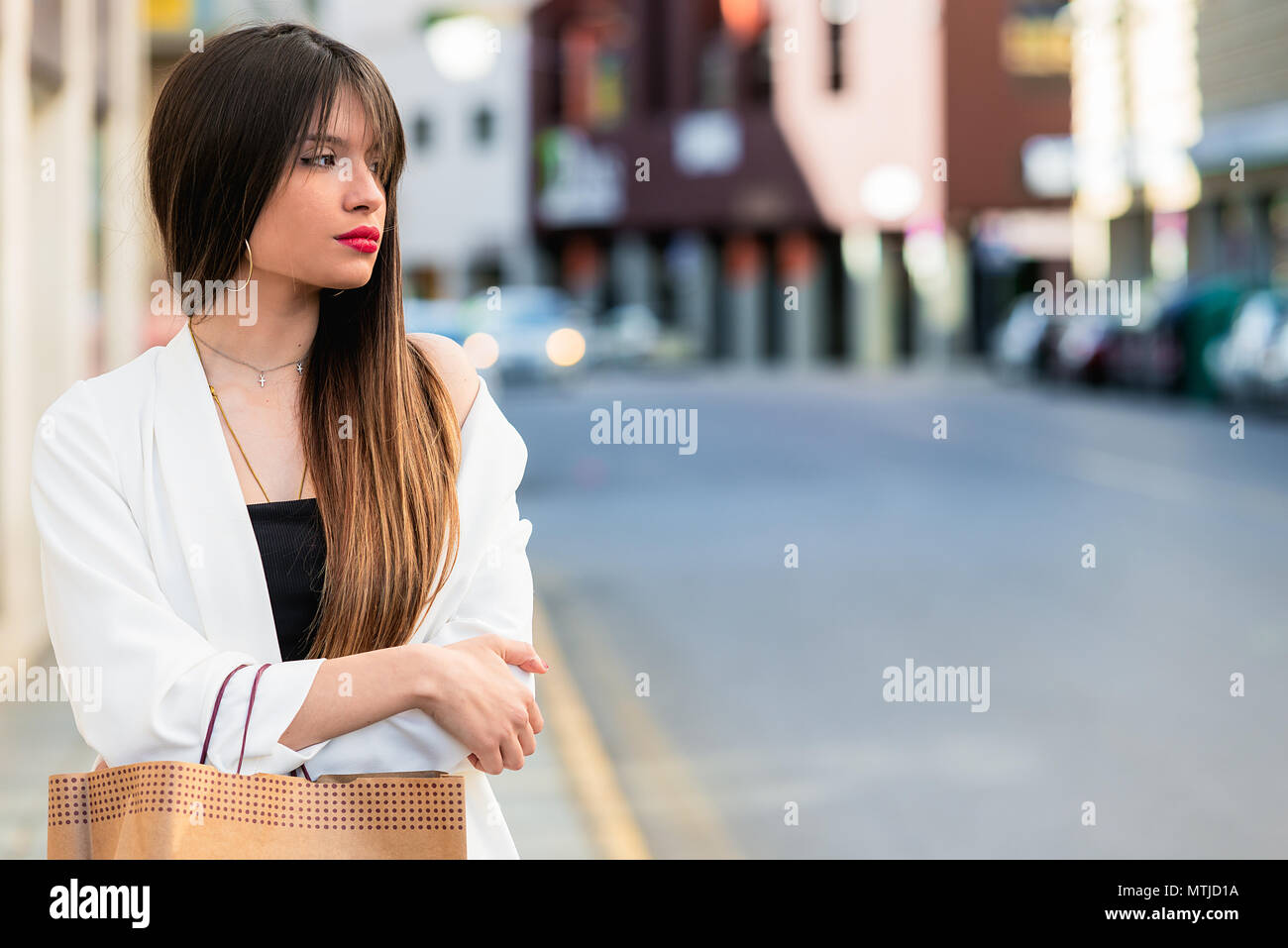 Teenager waiting and watch hi-res stock photography and images - Alamy