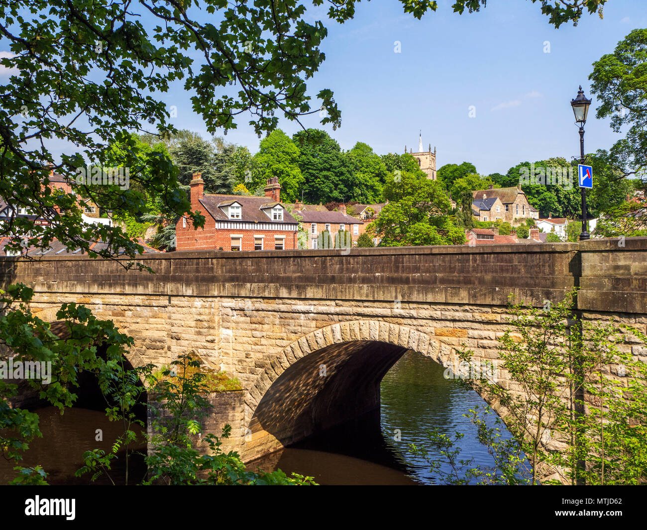 High Bridge in Spring at Knaresborough North Yorkshire England Stock ...
