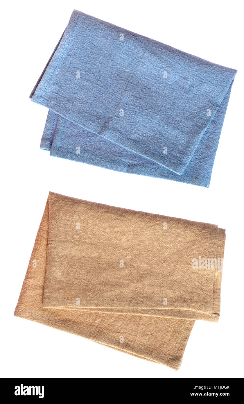 Two napkins isolated Stock Photo - Alamy