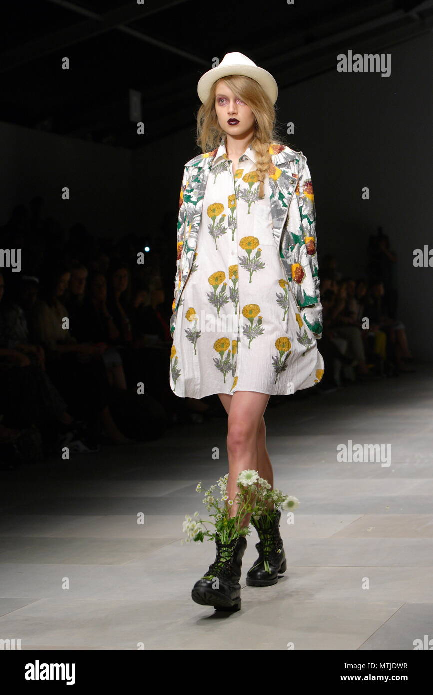 UK Fashion - Model on the runway for the Ashish Spring Summer ...