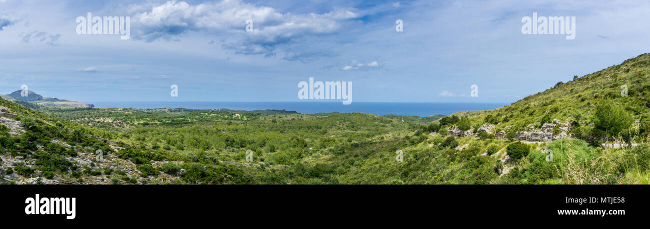 Mallorca wide scenic aerial hi-res stock photography and images - Alamy