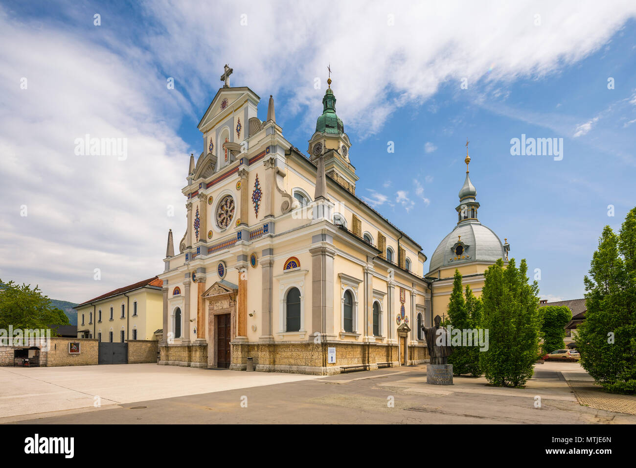 The church is located in the beautiful village of Brezje in the ...