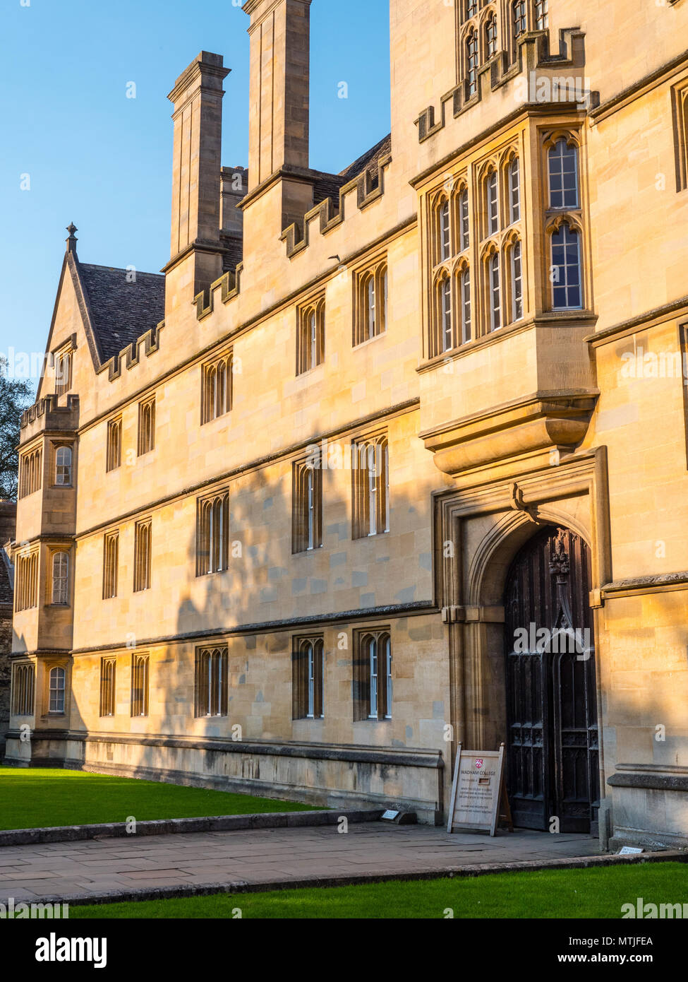 Wadham College, University of Oxford, Oxfordshire, England, UK, GB ...