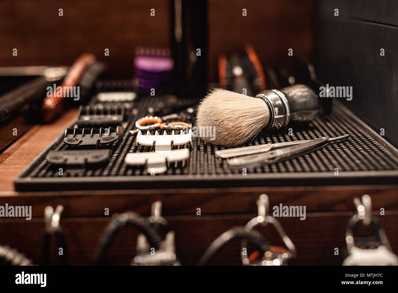 tools of barber shop Stock Photo - Alamy