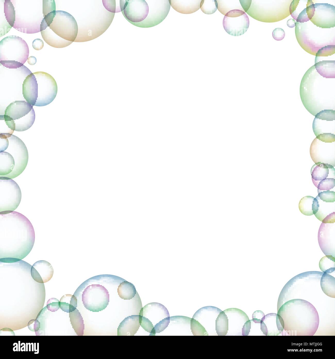 Powder bubbles foam bubble Stock Vector Images - Alamy