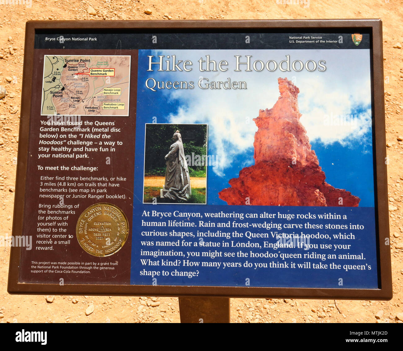 Hoodoo on the queens garden trail hi-res stock photography and images ...