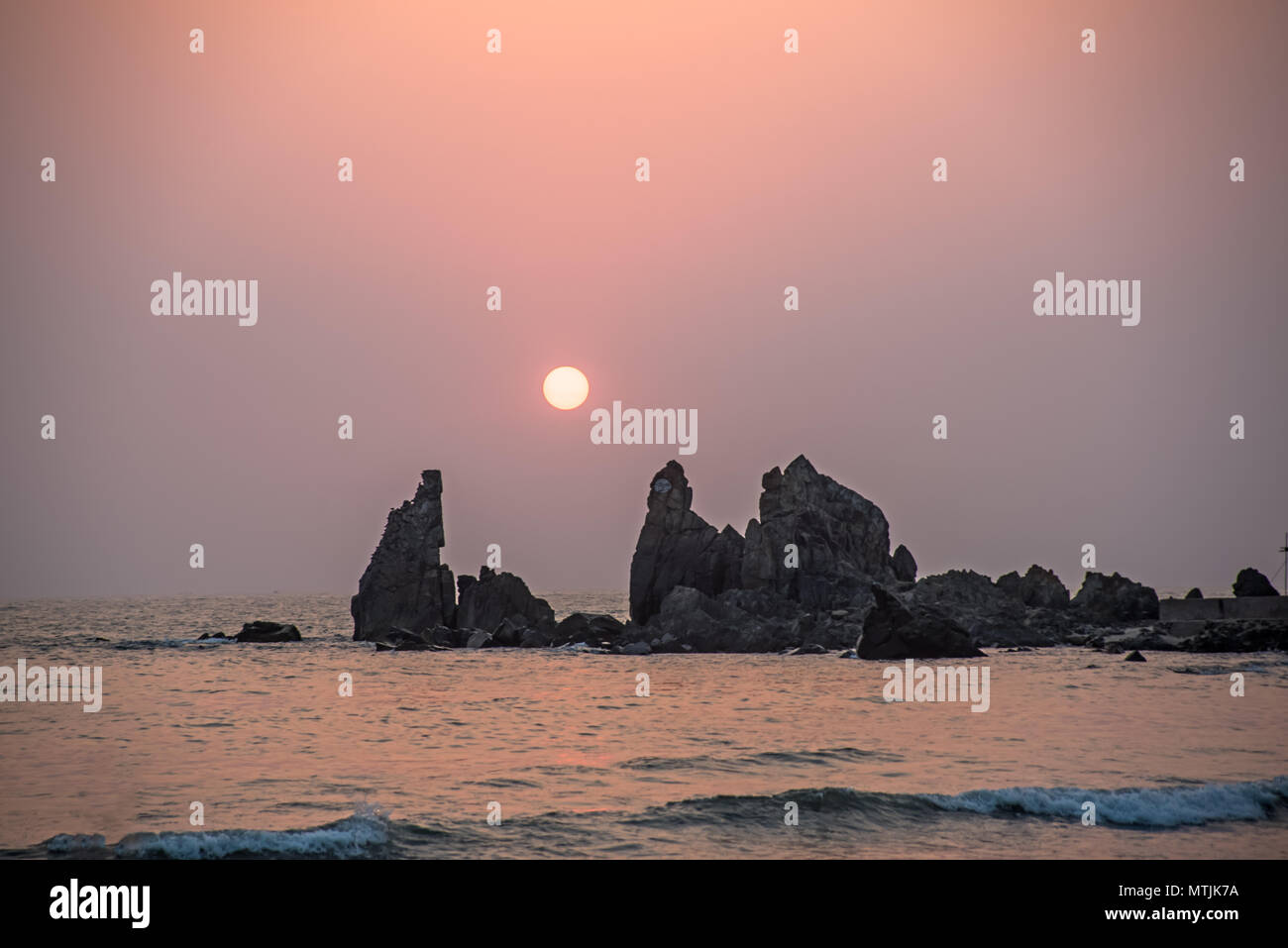 Peaceful view big rocks on hi-res stock photography and images - Alamy