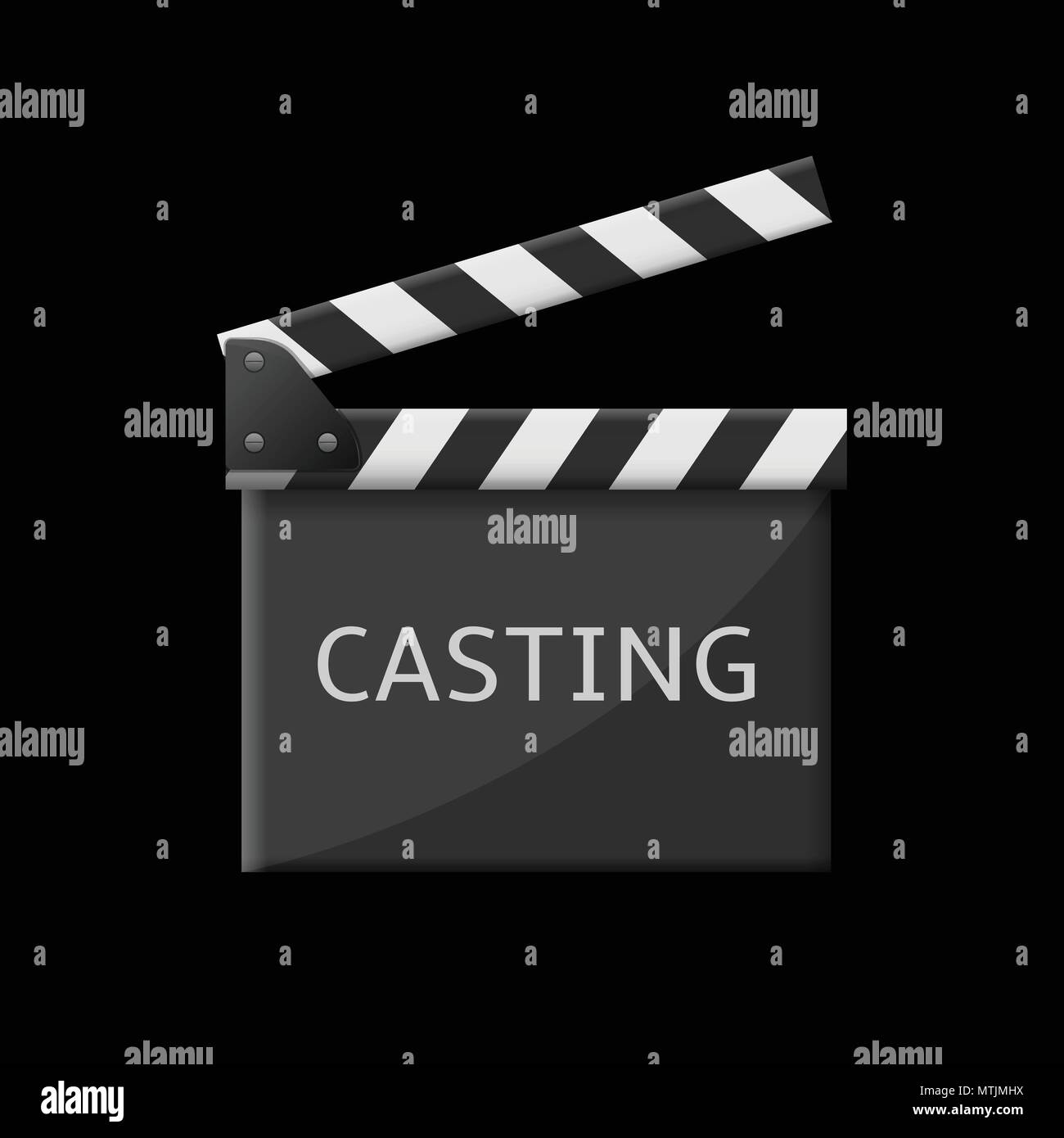 Cast of the film Stock Vector Images - Alamy