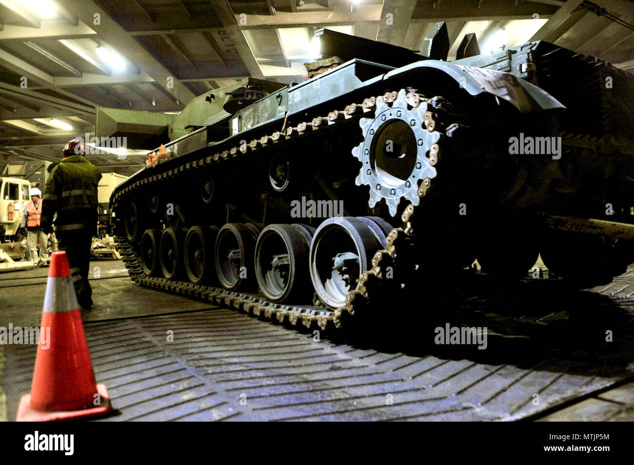 Bremerhaven, Germany -- Military vehicles from 3rd Armored Brigade ...