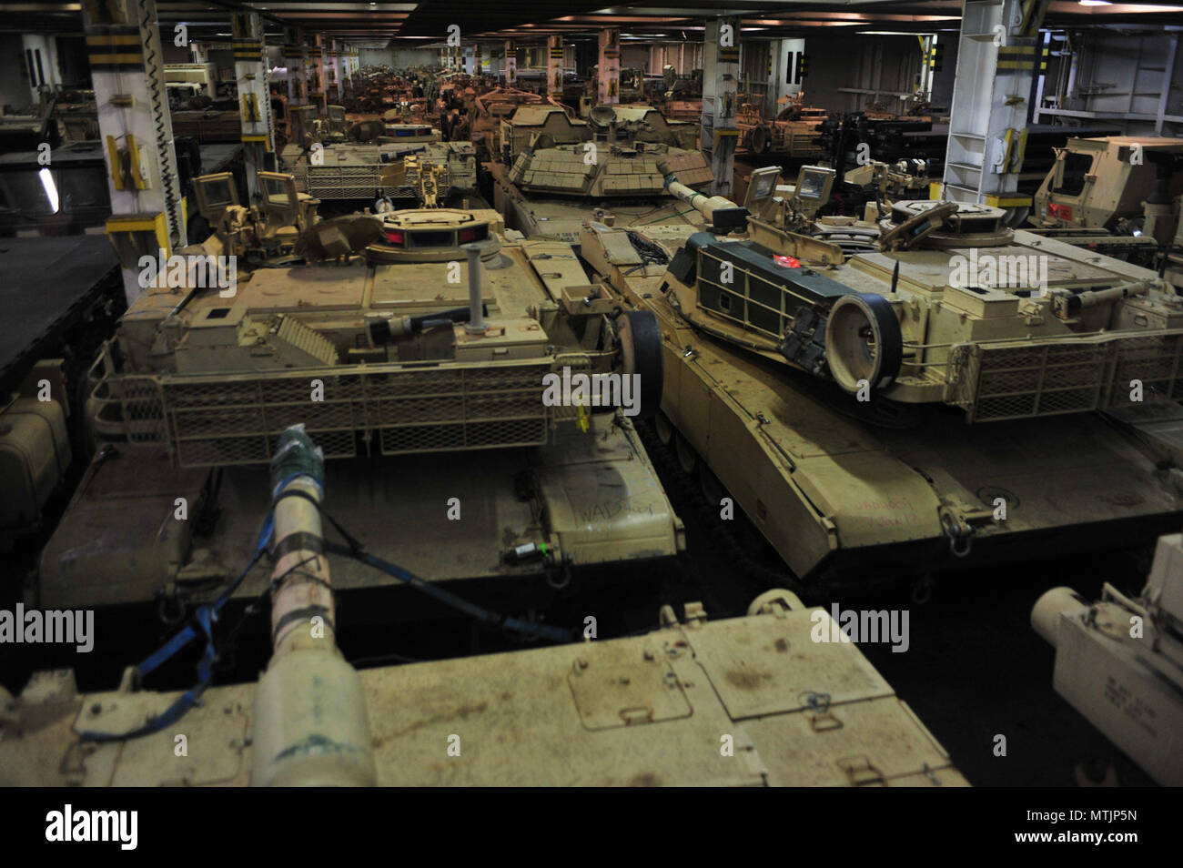 Bremerhaven, Germany -- Military vehicles from 3rd Armored Brigade ...