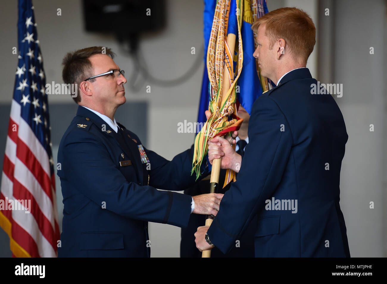 Col. Stewart Hammons, left, commander of the 1st Special Operations ...