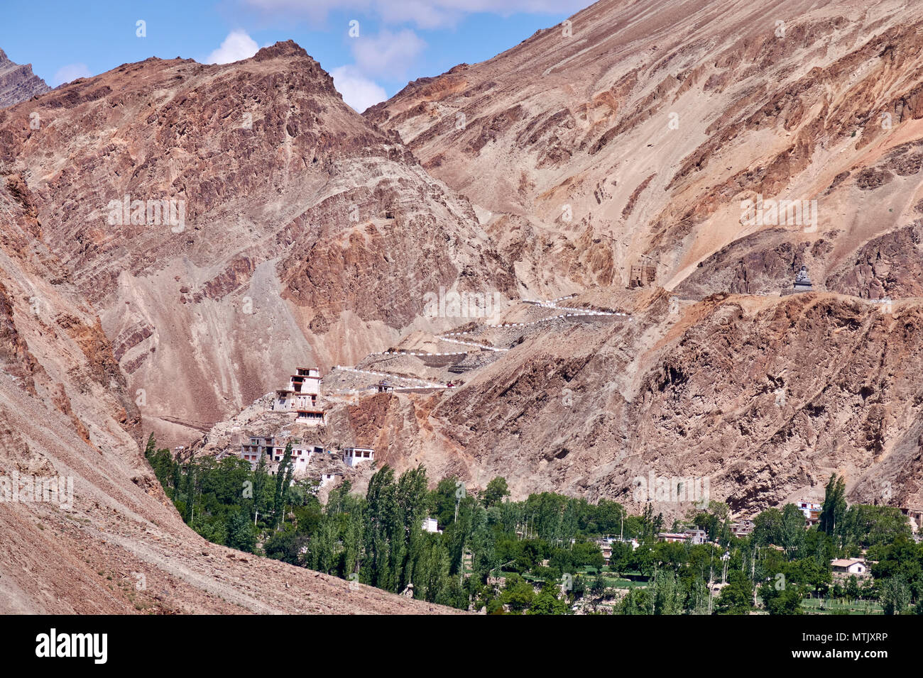 Rugged landscape in Ladakh Stock Photo - Alamy
