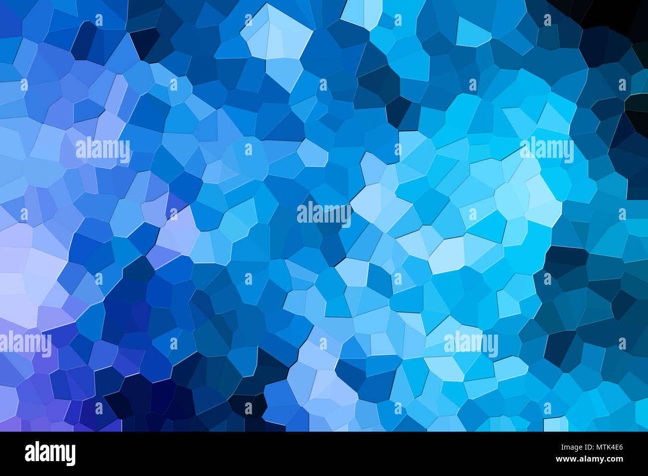 A photograph of an abstract geometric blue pattern from various ...