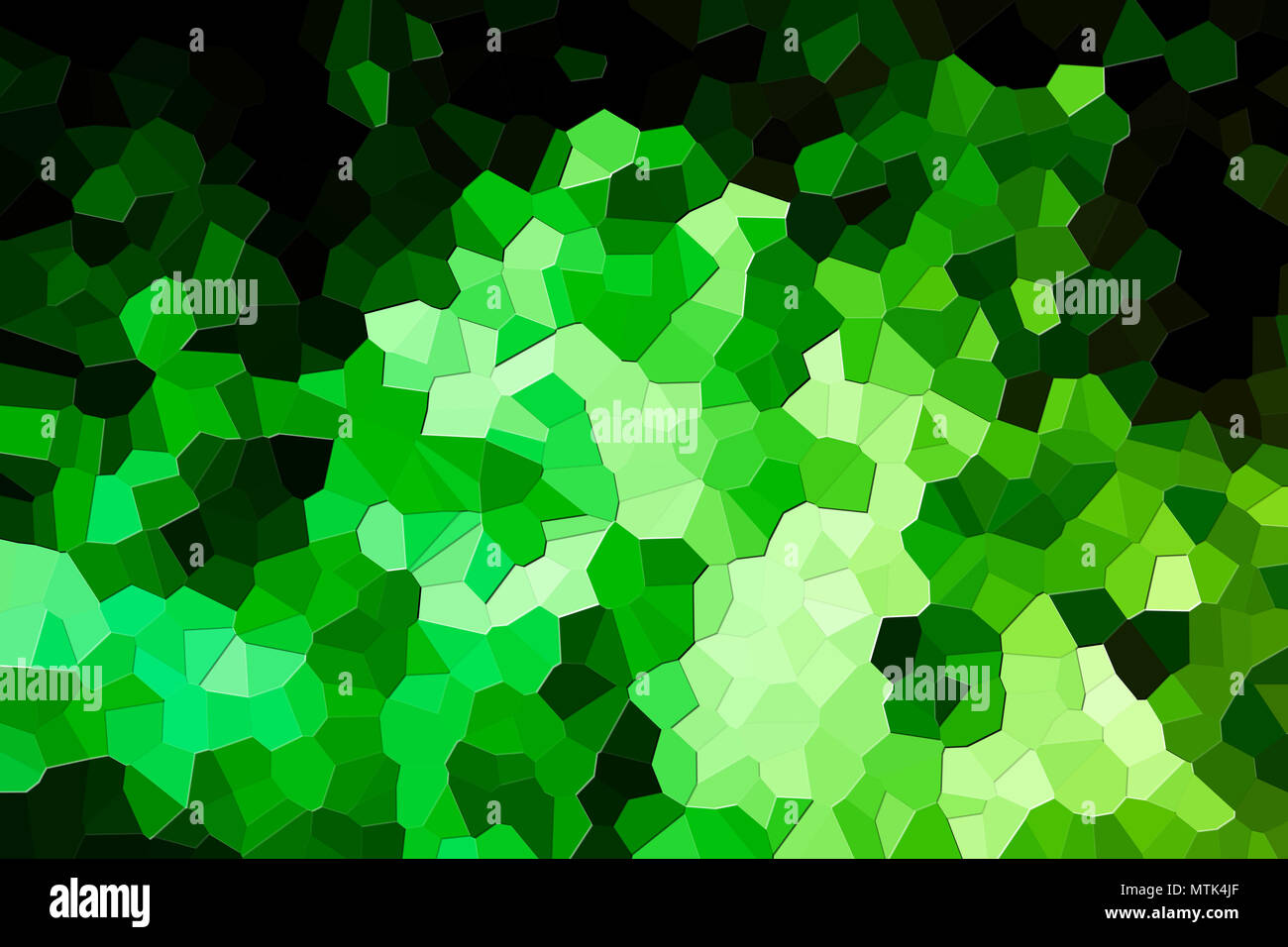 A photograph of an abstract geometric green pattern from various ...