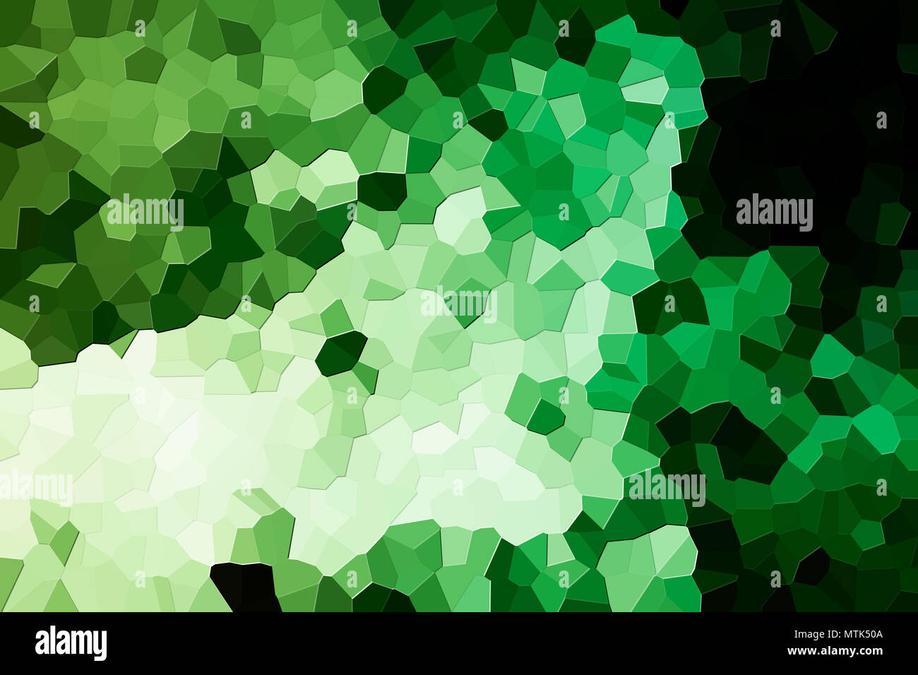 Abstract modern background with geometric pattern from various green ...