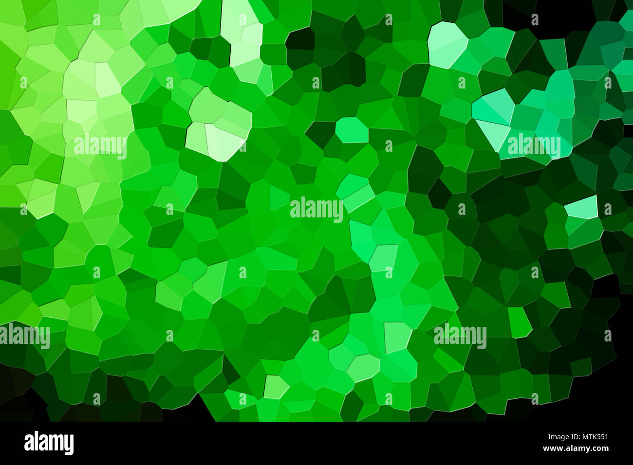 Abstract modern background with geometric pattern from various green ...