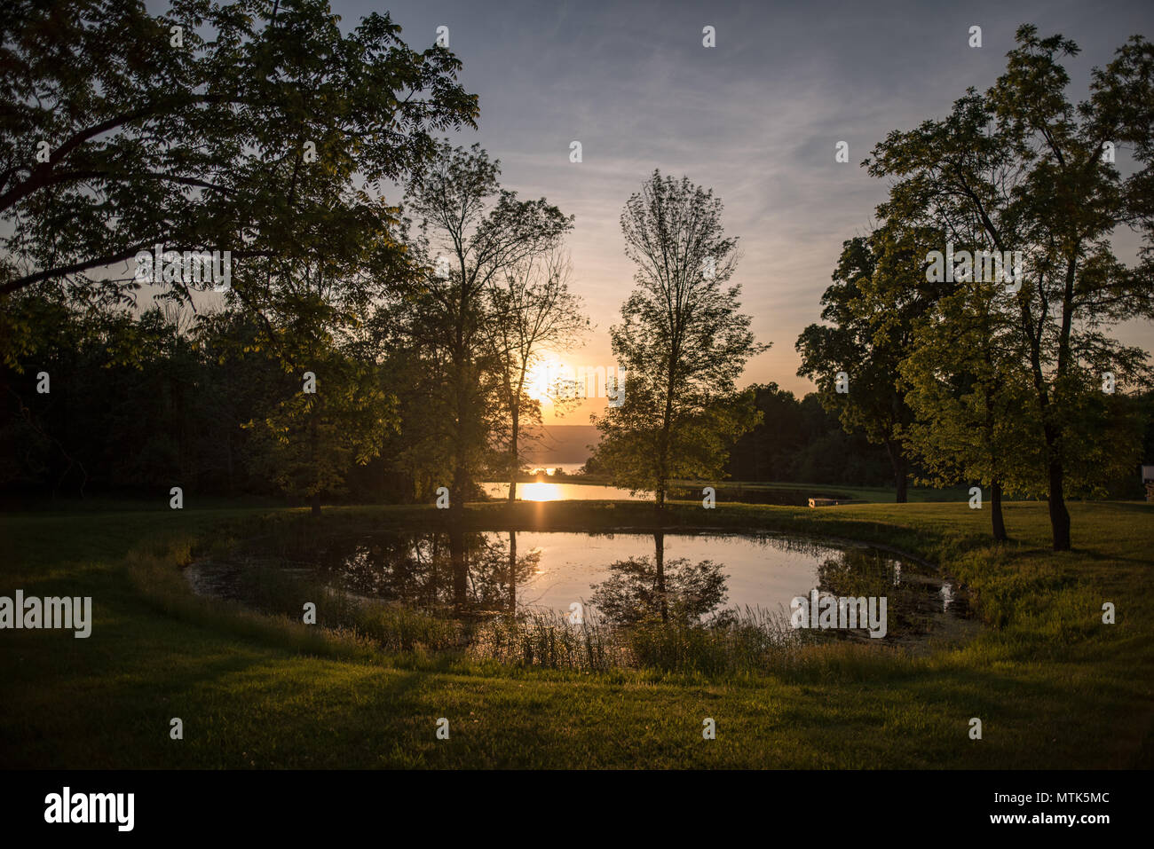 Sunset Reflecting Off Clouds High Resolution Stock Photography and ...