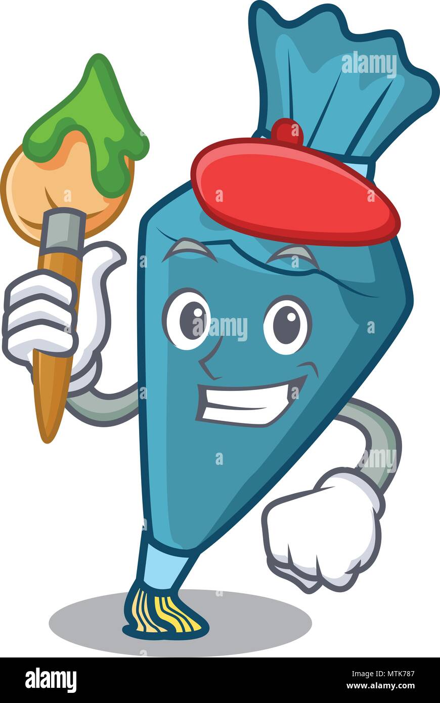 Artist pastrybag character cartoon style Stock Vector Image & Art - Alamy
