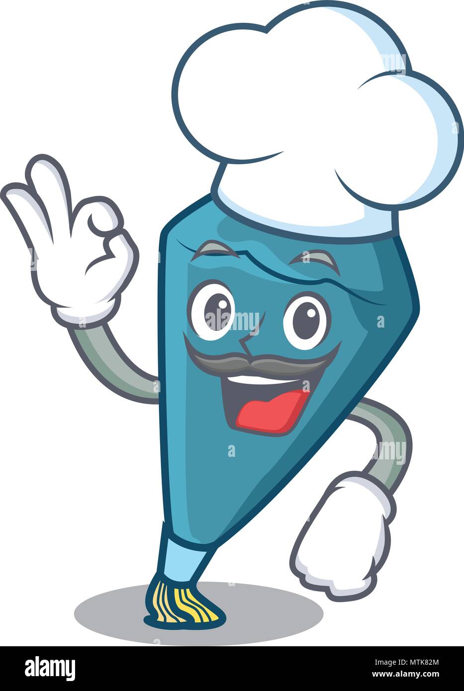 Chef pastrybag character cartoon style Stock Vector Image & Art - Alamy