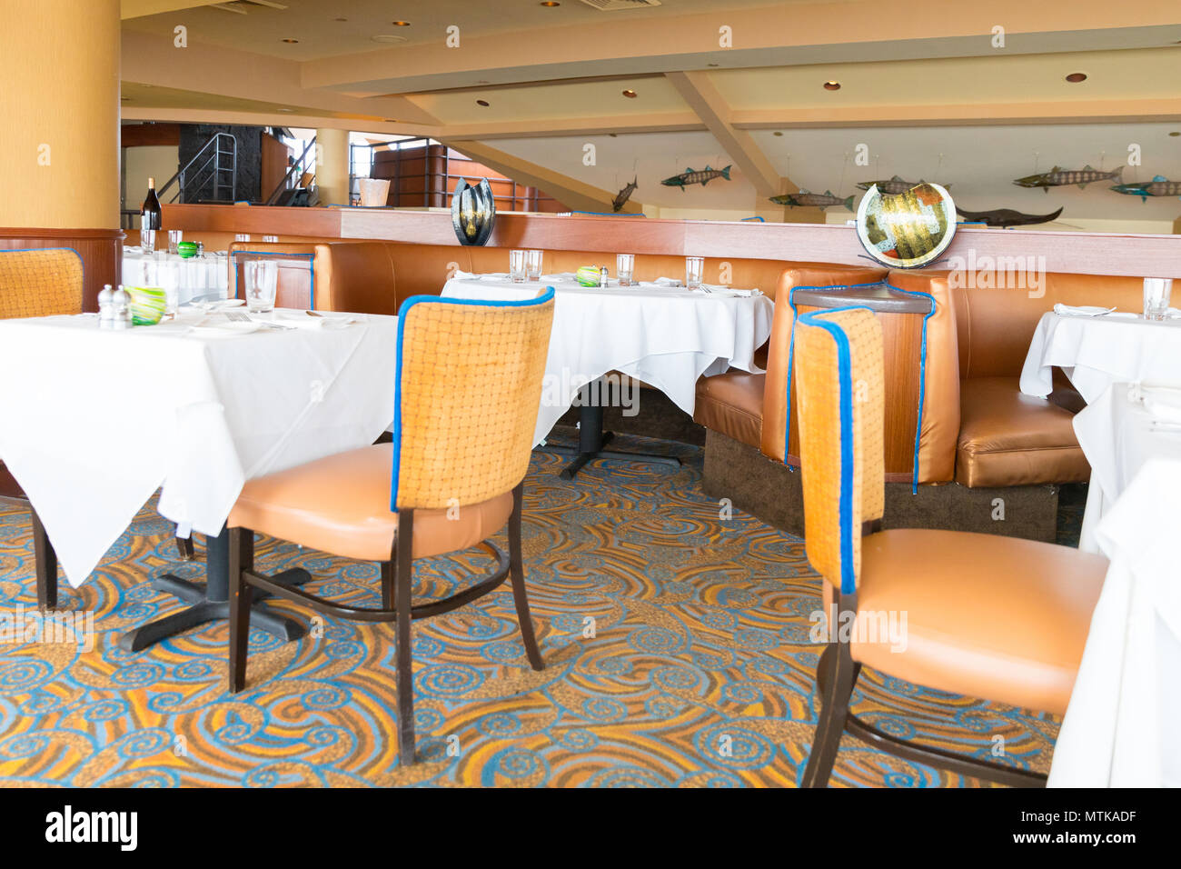 restaurant interior close up Stock Photo - Alamy