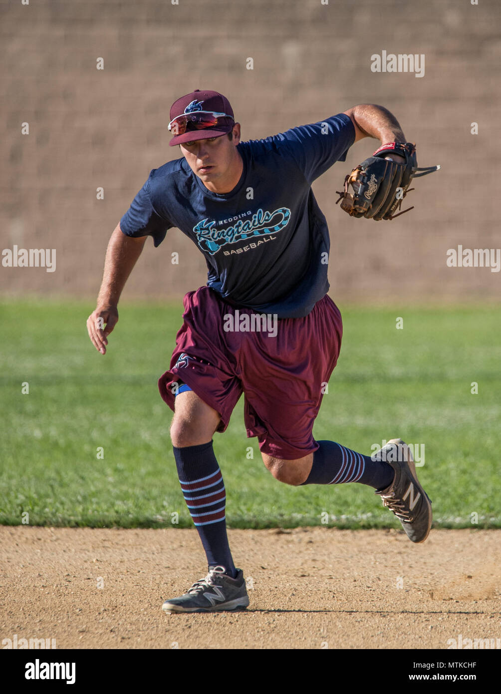 Baseball action with the Redding Ringtails vs. Redding Colt 45's in ...