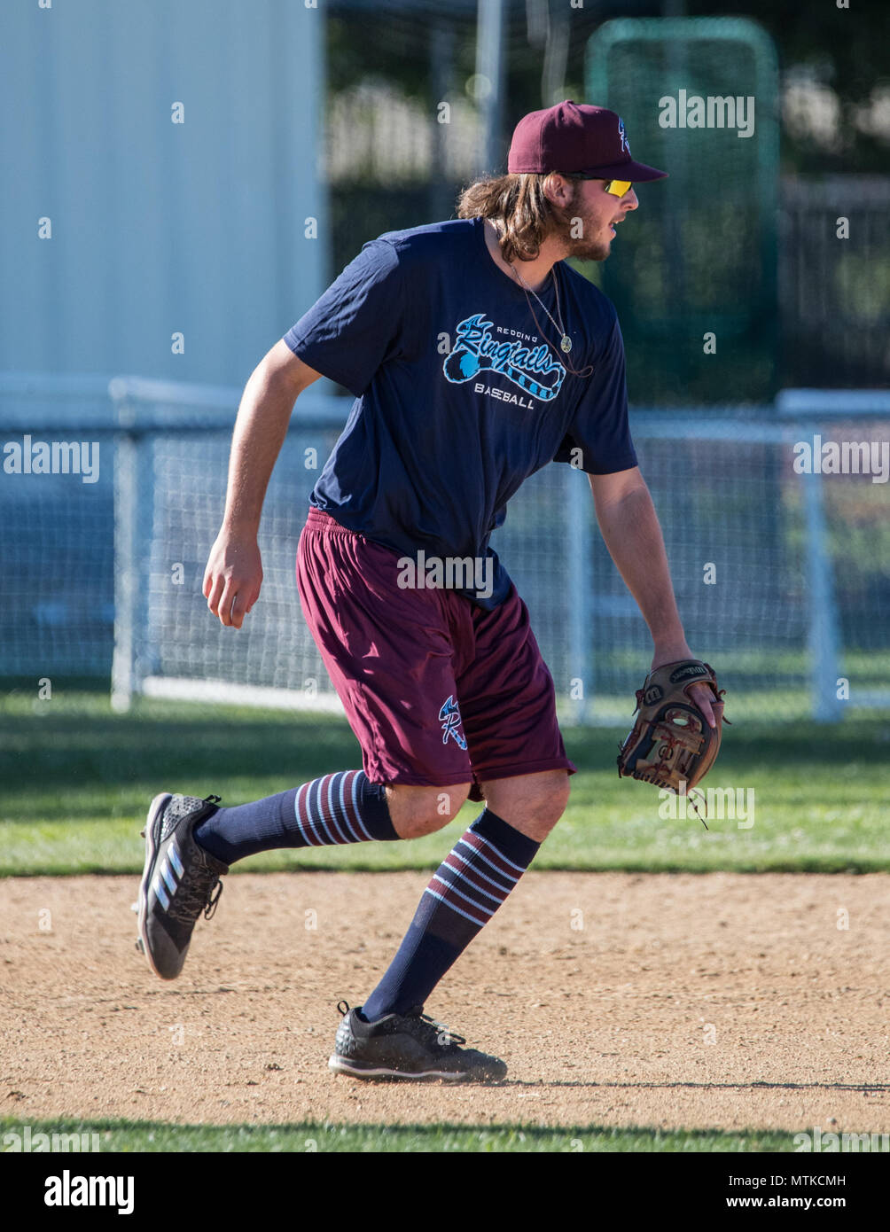 Baseball action with the Redding Ringtails vs. Redding Colt 45's in ...