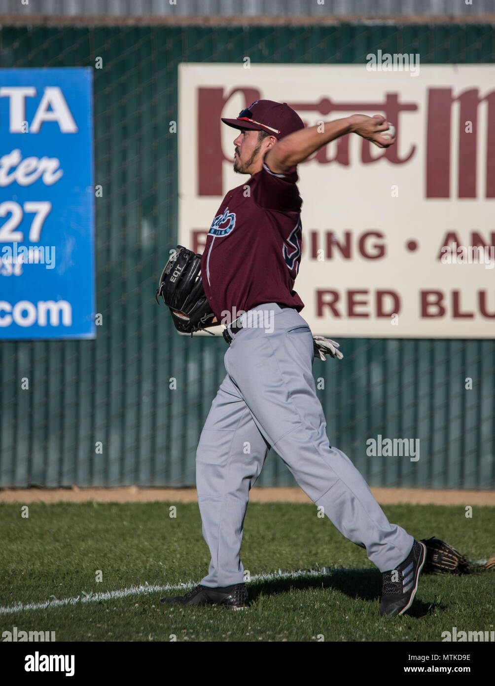 Baseball action with the Redding Ringtails vs. Redding Colt 45's in ...