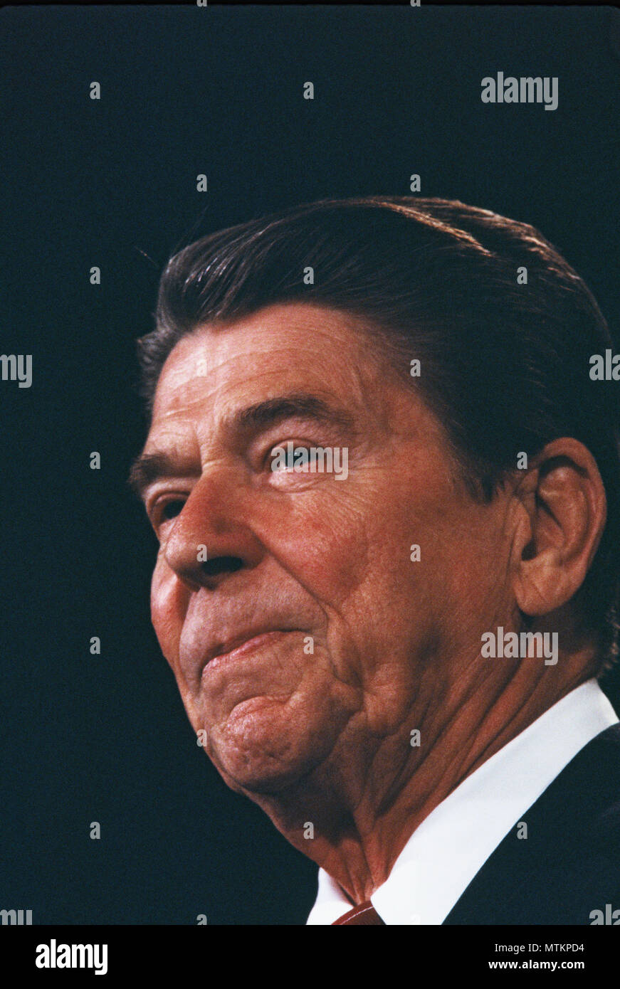 Ronald reagan portrait hi-res stock photography and images - Alamy