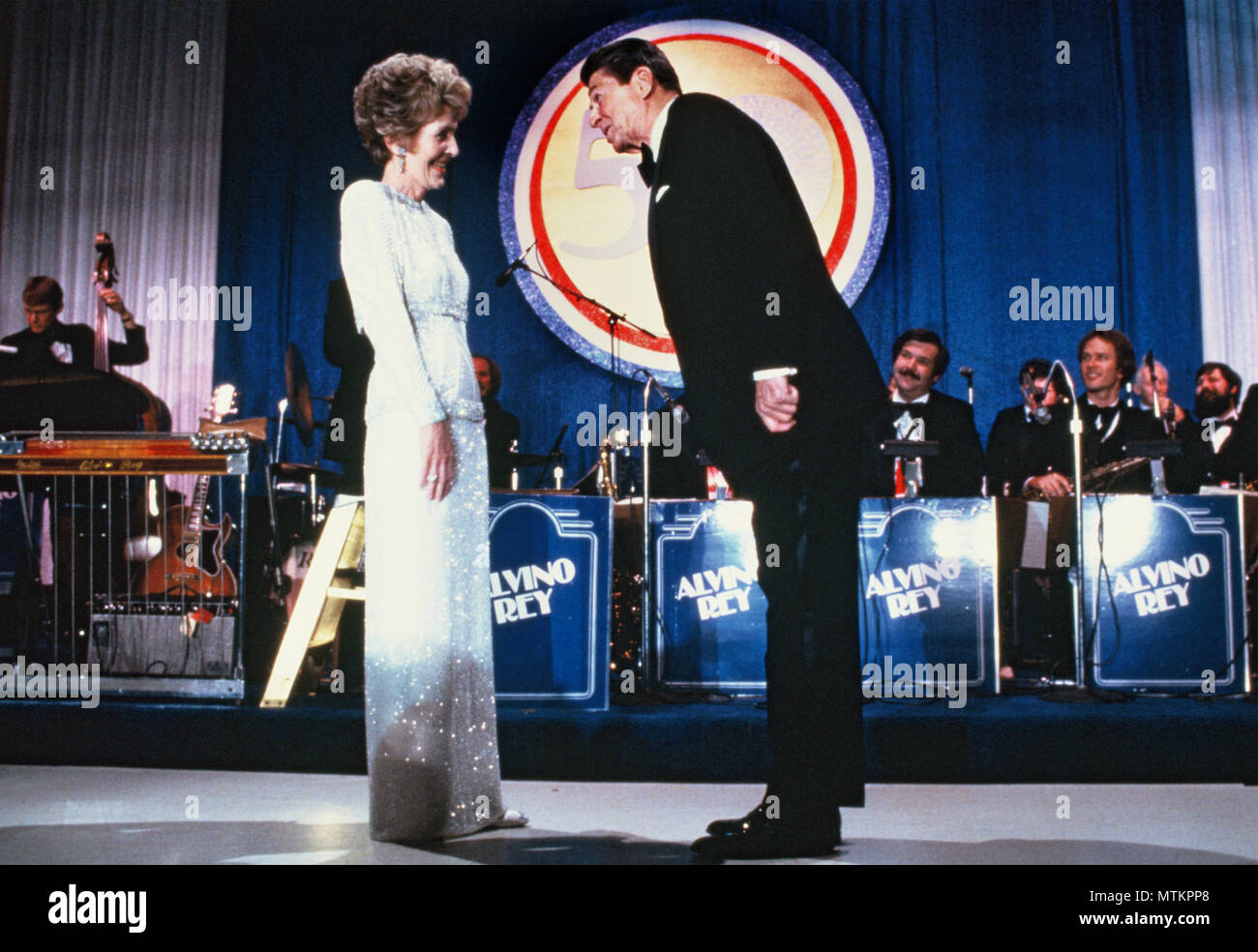Washington, DC 1985/01/20 President Ronald Reagan and First Lady Nancy ...