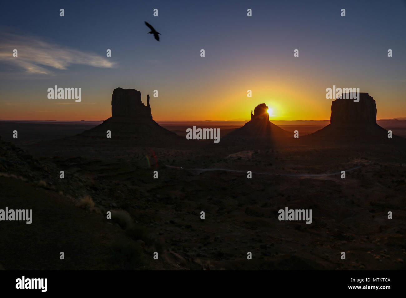 Flying over monument valley arizona hi-res stock photography and images ...