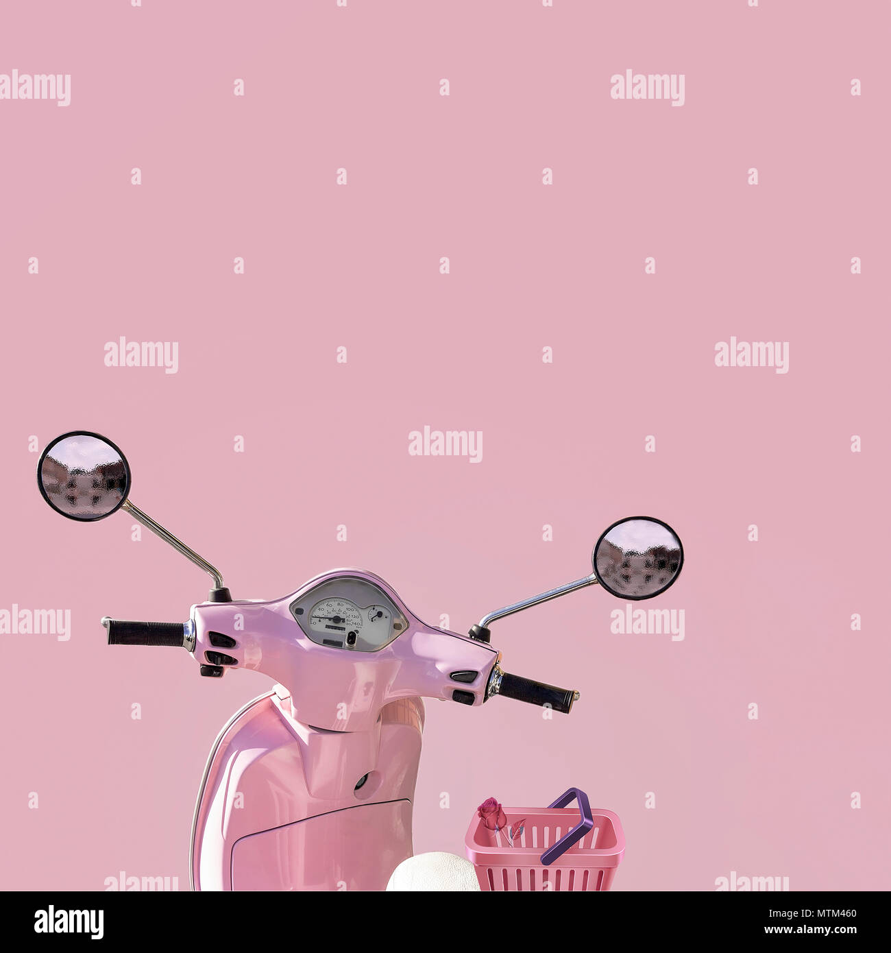 Pink moped hi-res stock photography and images - Alamy
