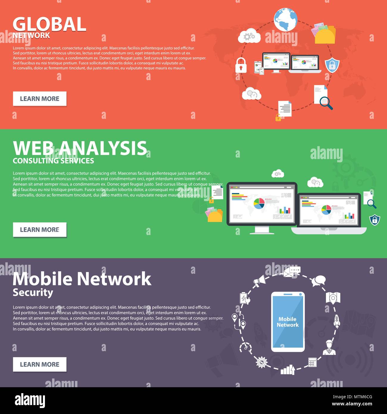 Global business concept poster design Stock Vector Images - Alamy