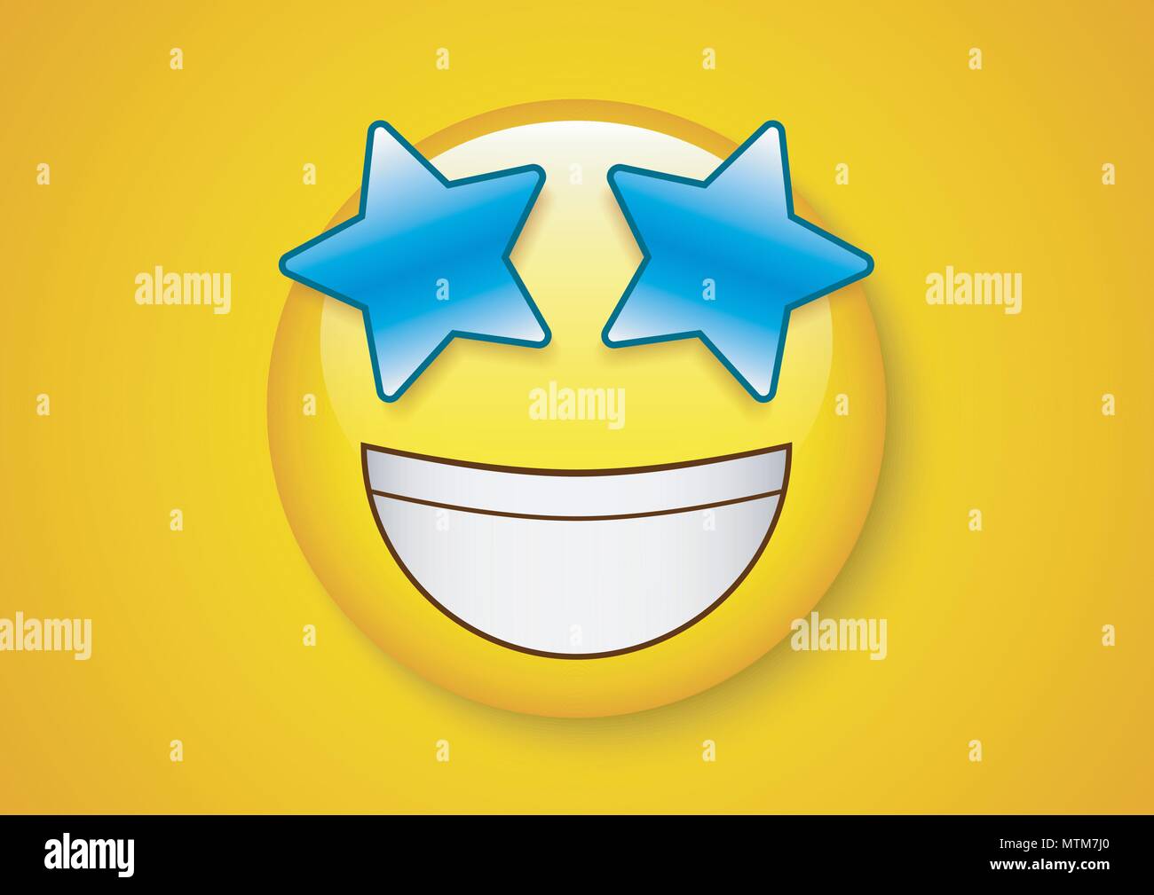 vector design of emoticon expression face amazed Stock Vector Image ...
