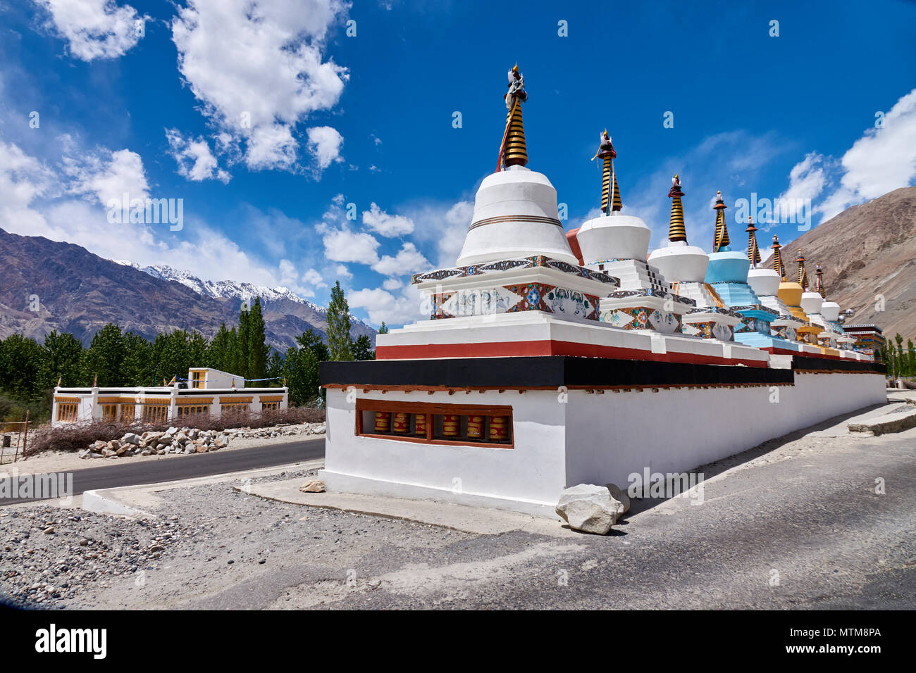 Sumur Buddhist Gompa's Ladakh Stock Photo - Alamy