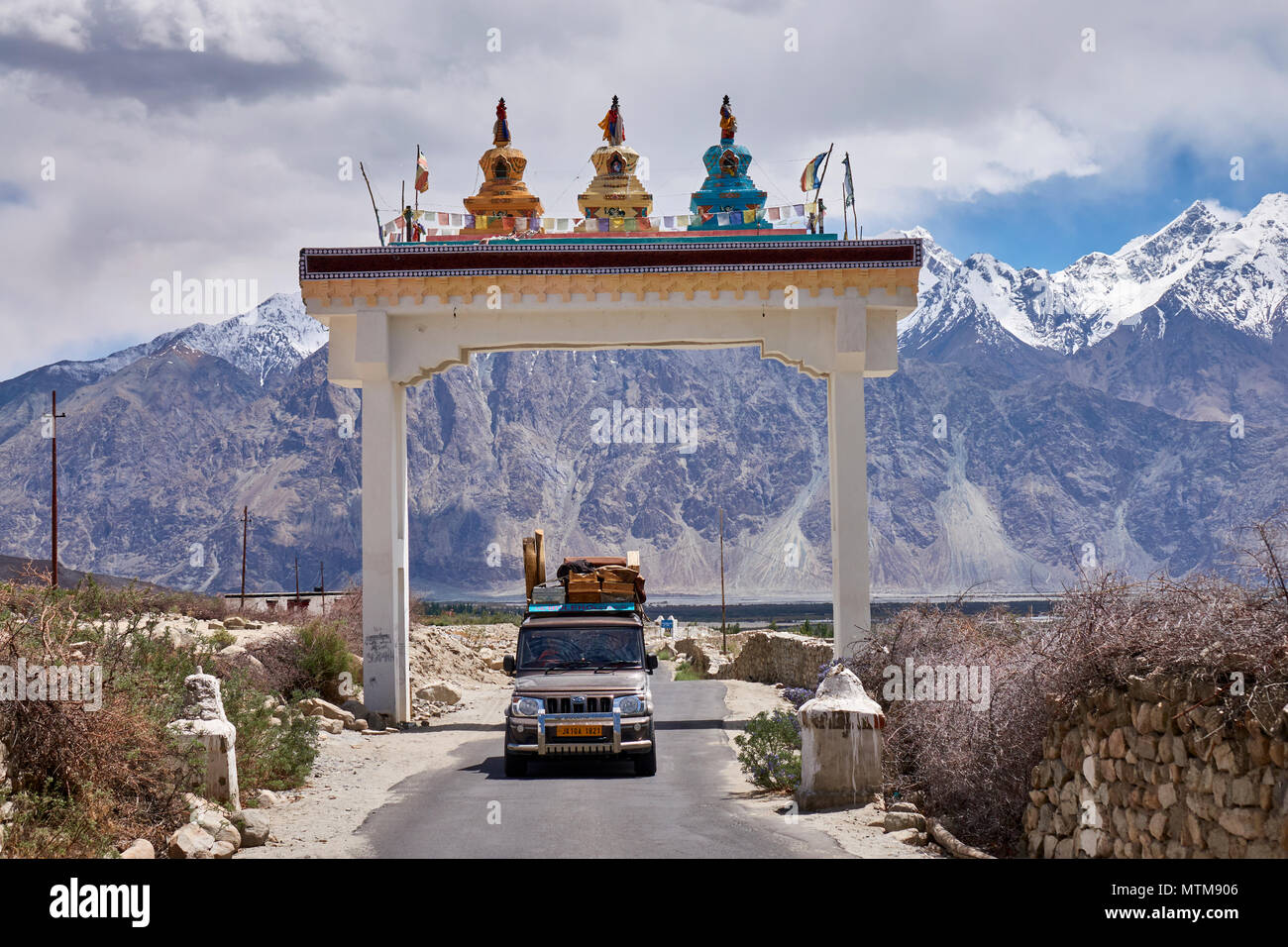 Sumur Buddhist Gompa's Ladakh Stock Photo - Alamy