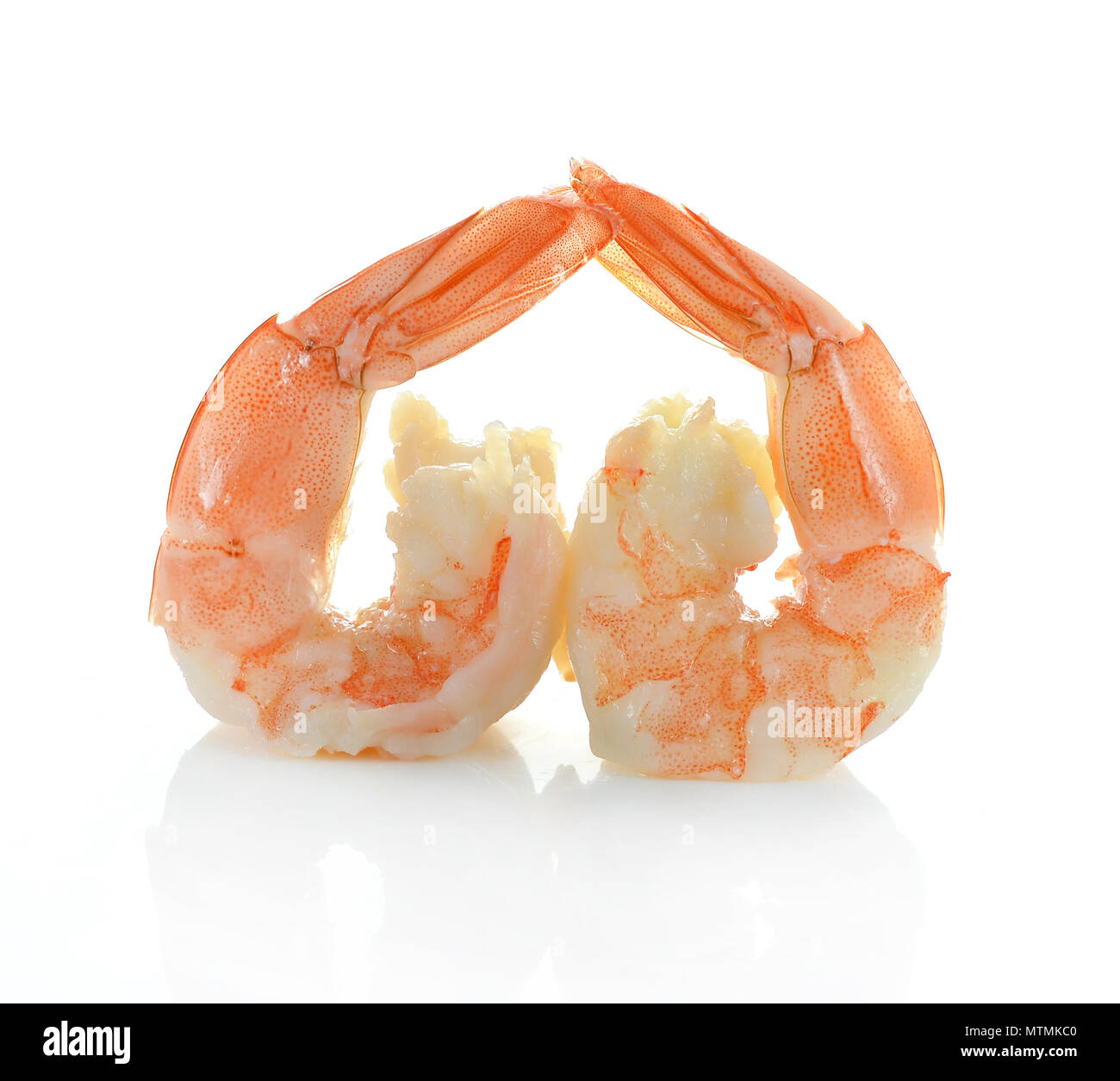 shrimp isolated on white background Stock Photo - Alamy