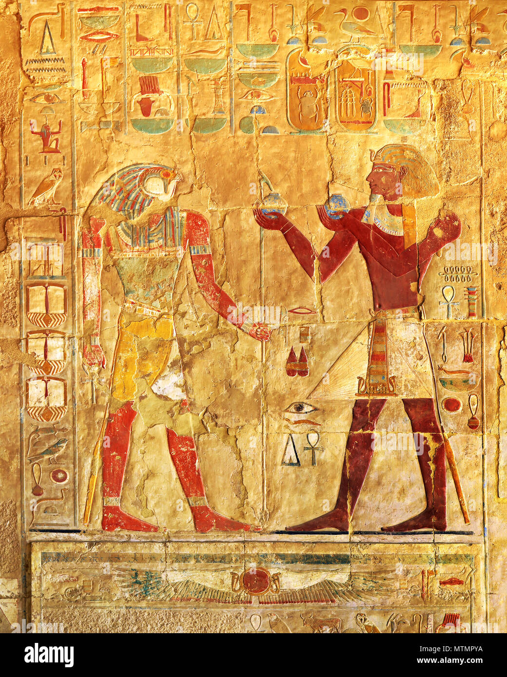 Ra egypt god color hi-res stock photography and images - Alamy
