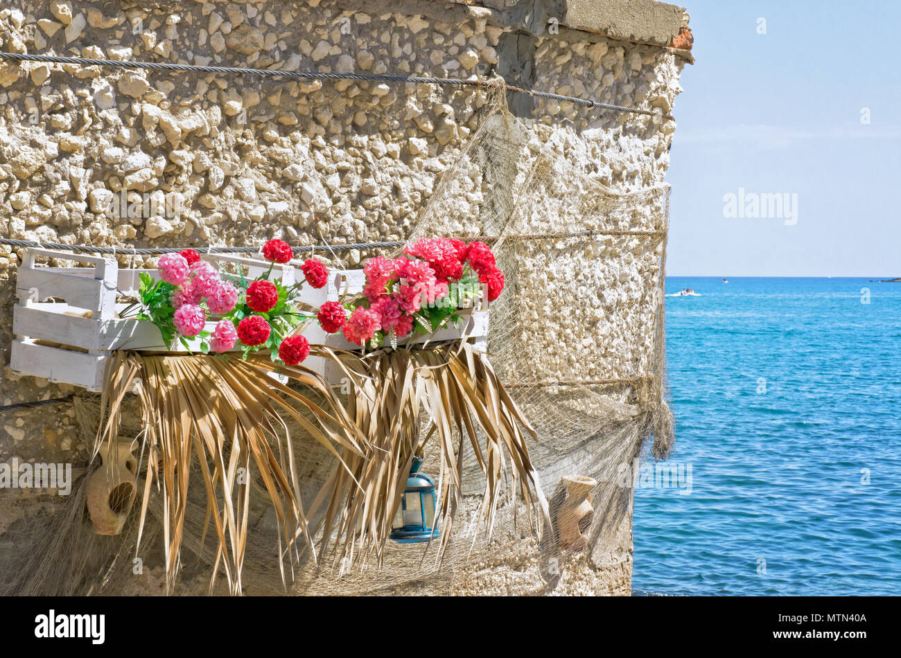 Traditional colors of Mediterranean Stock Photo - Alamy